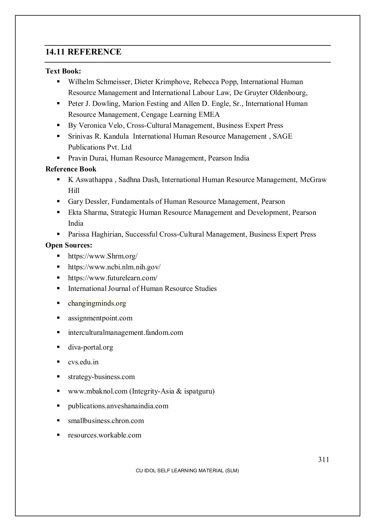 CU MBA SEM IV International HRM - Teamlease Edtech Ltd (Amita Chitroda ...