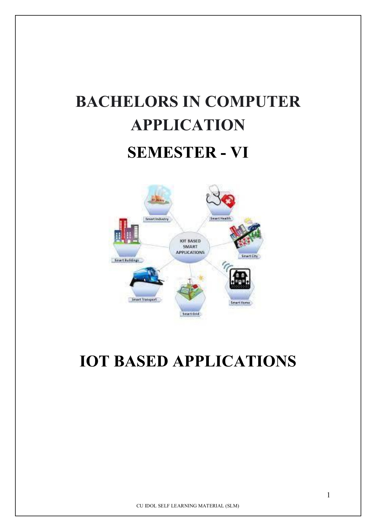 CU-BCA-Sem VI-IOT Based Applications - Teamlease Edtech Ltd (Amita ...