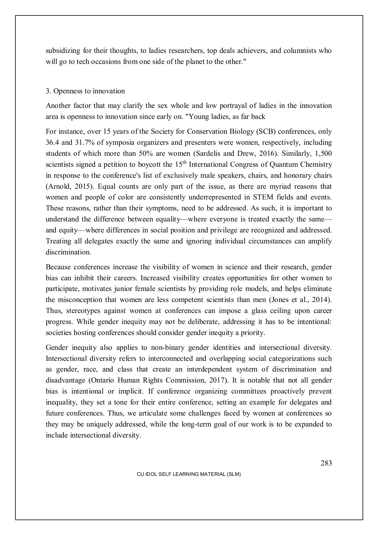 CU UG Common -GENDER EQUITY AND WOMEN EMPOWERMENT - Teamlease Edtech ...