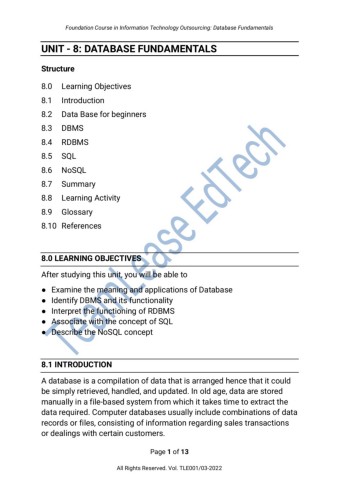8. Database Fundamentals - Teamlease Edtech Ltd (Amita Chitroda) - Page ...