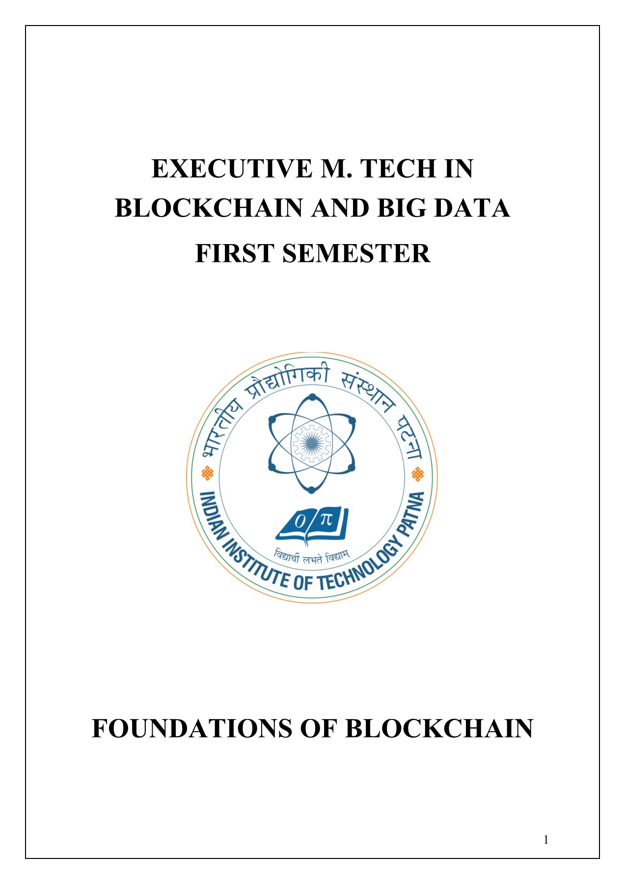Blockchain Module 3 - Teamlease Edtech Ltd (Amita Chitroda) - Page 1 ...