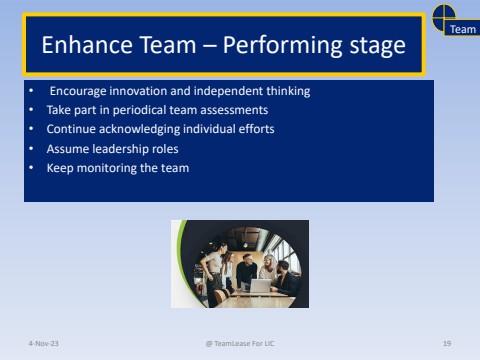 Module 8 - Team Building - Teamlease Edtech Ltd (Amita Chitroda) - Page ...