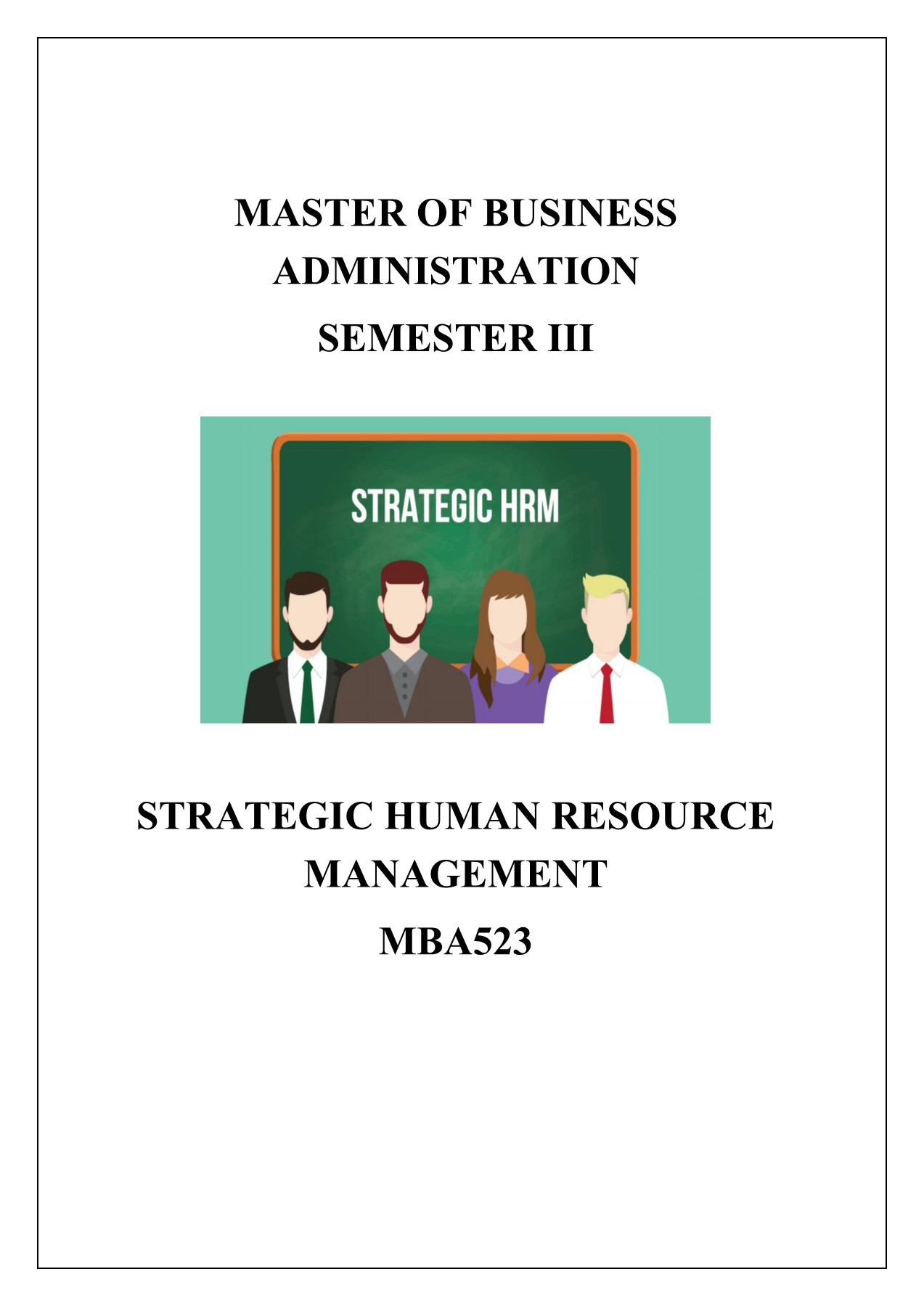 CU-MBA-SEM-III-Strategic HRM-Review Report Book-converted - Teamlease ...