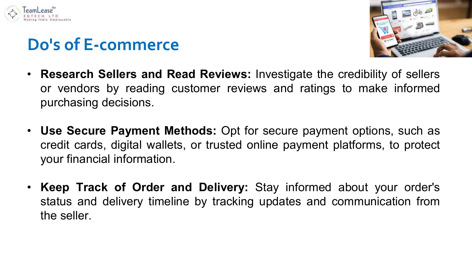Module 5 - Applications of Internet - Teamlease Edtech Ltd (Amita ...