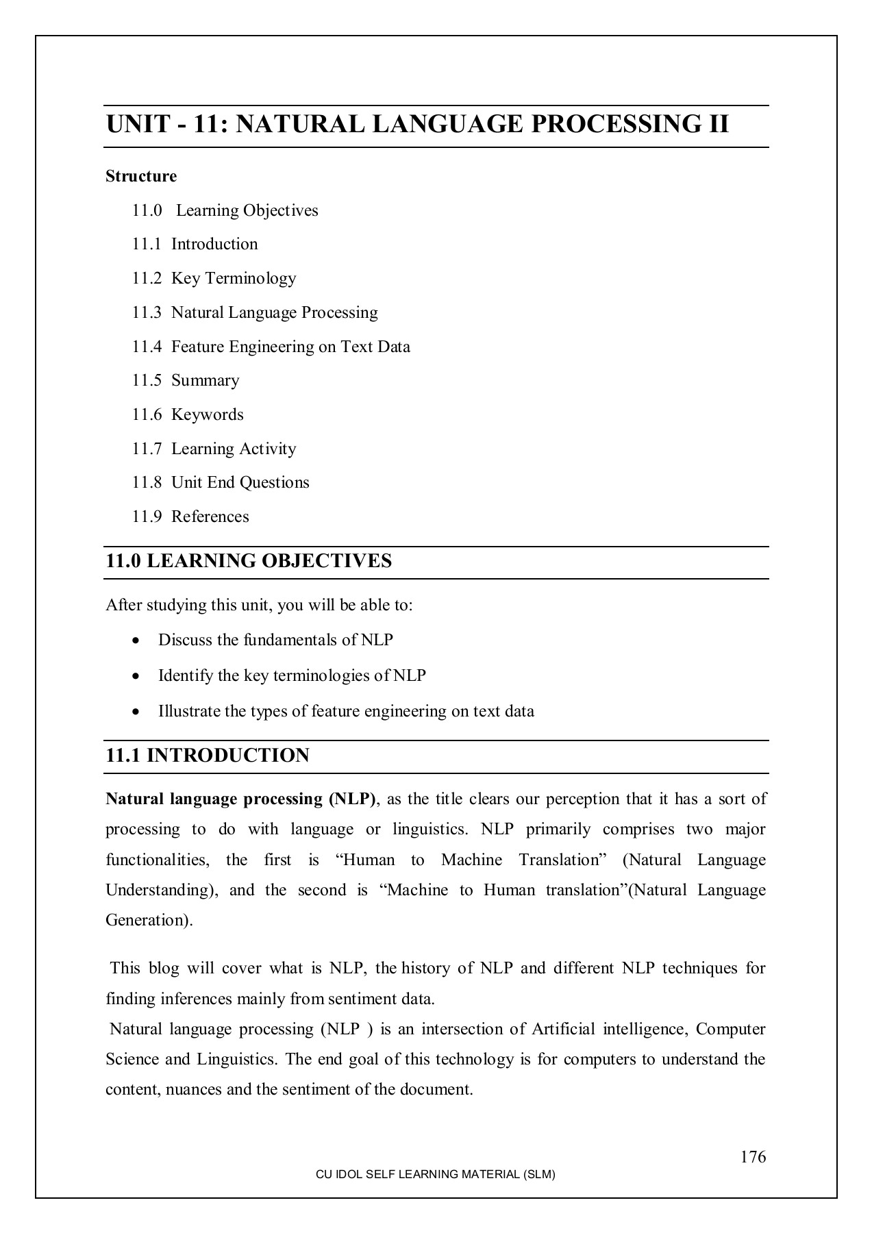 CU-MCA-SEM III-Introduction to Machine Learning - Second Draft (1 ...