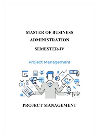 CU-MBA-SEM-IV-Project Management