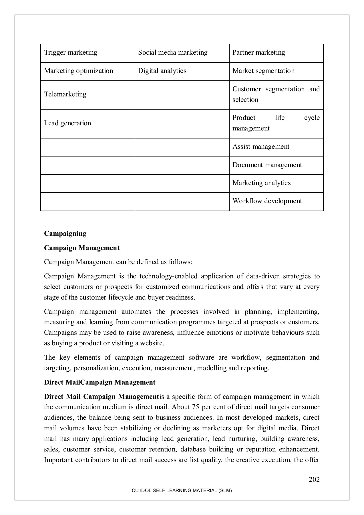 CU-MBA-SEM-III-Customer Relationship Management-Second Draft ...