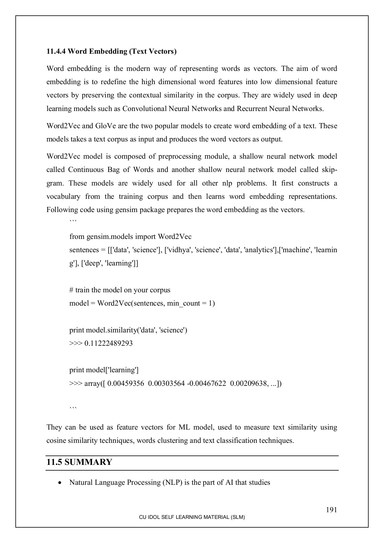 CU-MCA-SEM III-Introduction to Machine Learning - Second Draft (1 ...