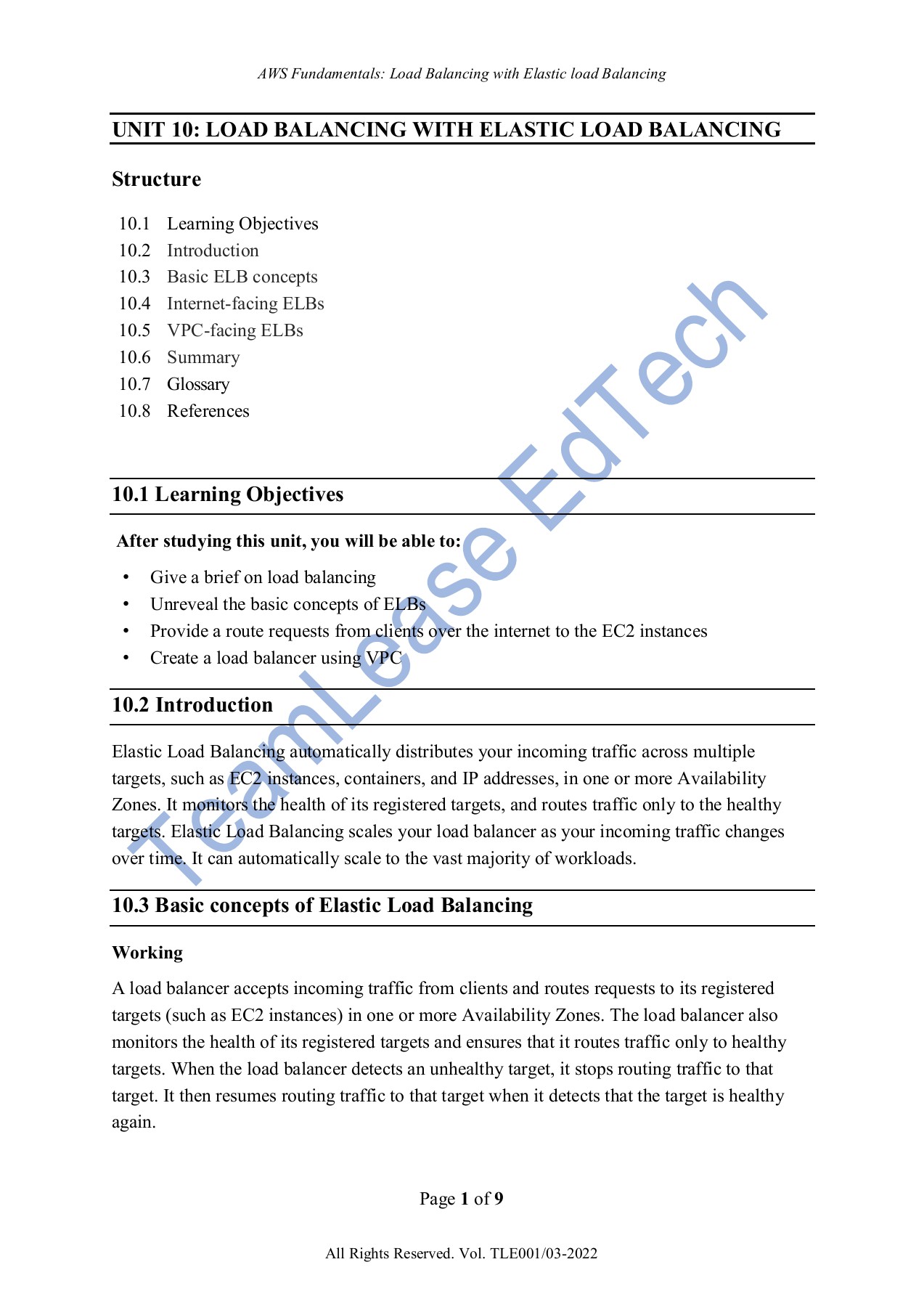 UNIT 10 - Teamlease Edtech Ltd (Amita Chitroda) - Page 1 - 9 | Flip PDF ...