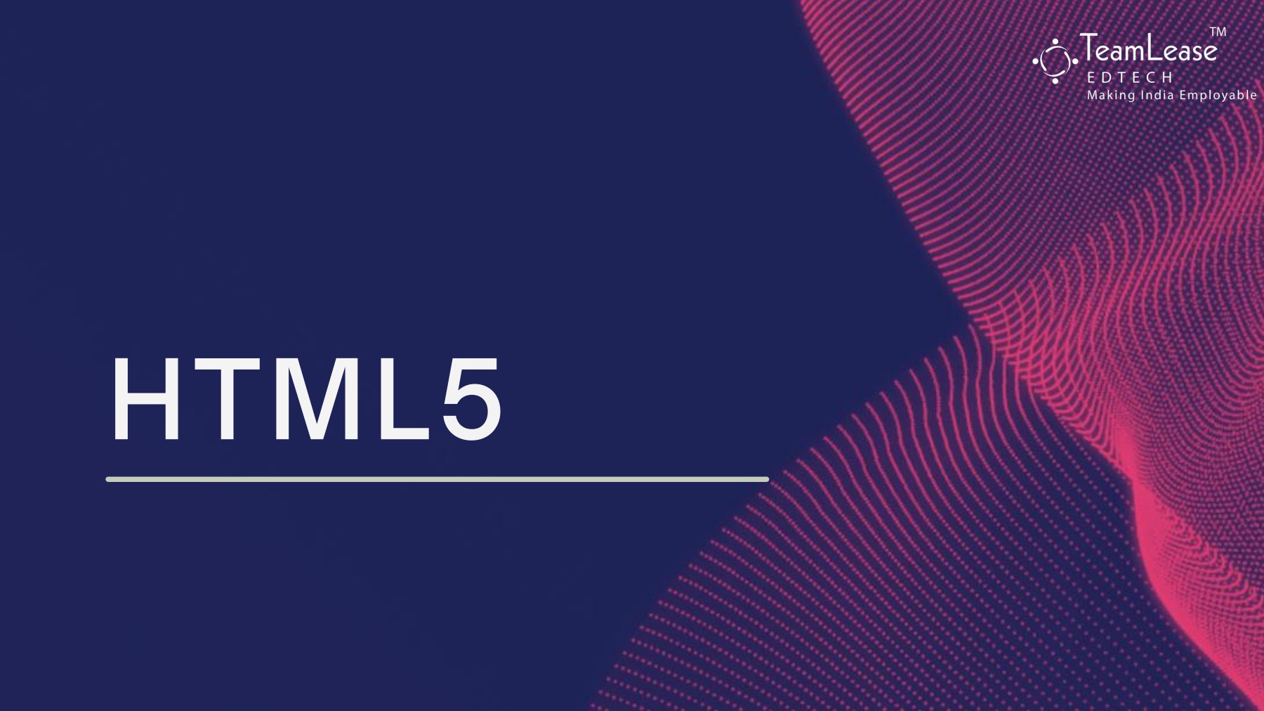 HTML5 (1) - Teamlease Edtech Ltd (Amita Chitroda) - Page 1 - 14 | Flip ...