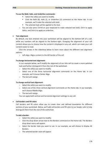 Participant Handbook - BFSI Handbook - Teamlease Edtech Ltd (Amita ...