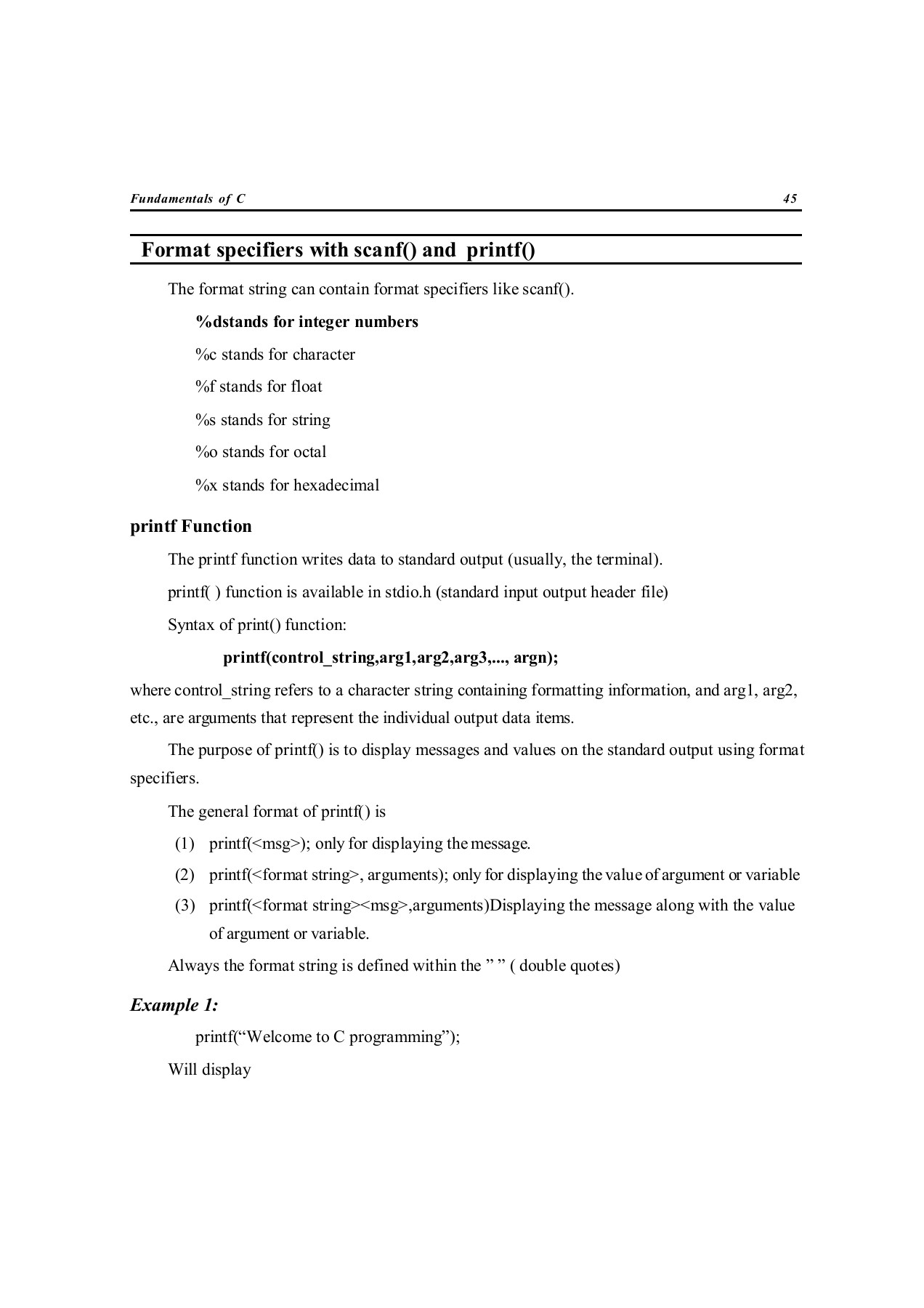 UNIT 2 FUNDAMENTALS OF C - Teamlease Edtech Ltd (Amita Chitroda) - Page ...