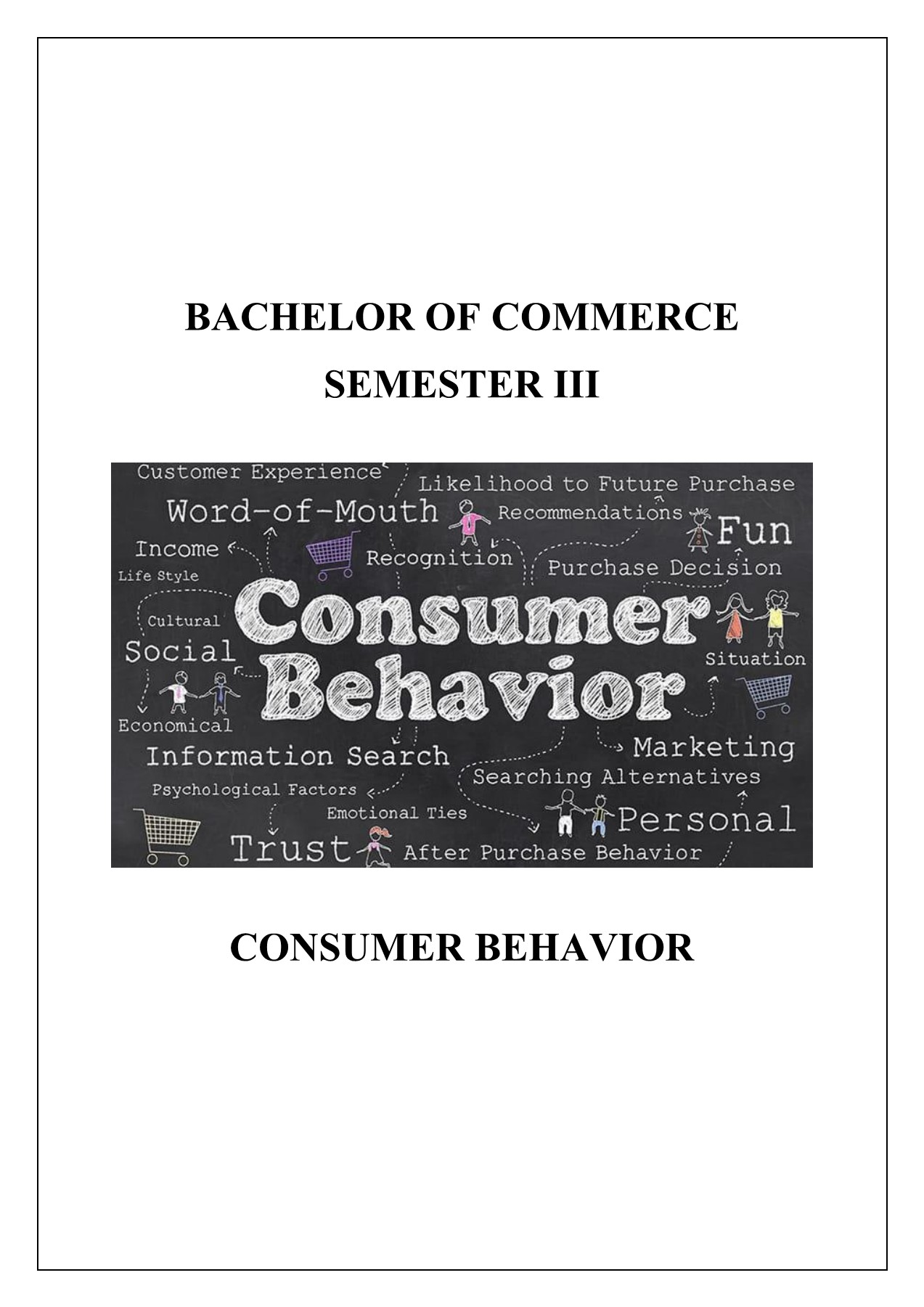 CU-BCOM-SEM-III-Consumer Behavior-Second Draft - Teamlease Edtech Ltd (Amita Chitroda) - Page 1 ...