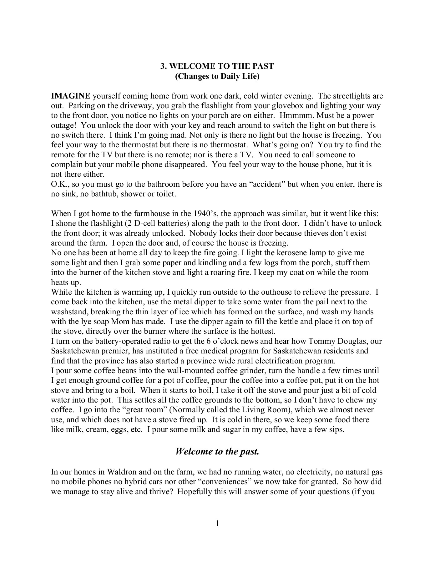 3. WELCOME TO THE PAST - bazzy2010 - Page 1 - 9 | Flip PDF Online ...