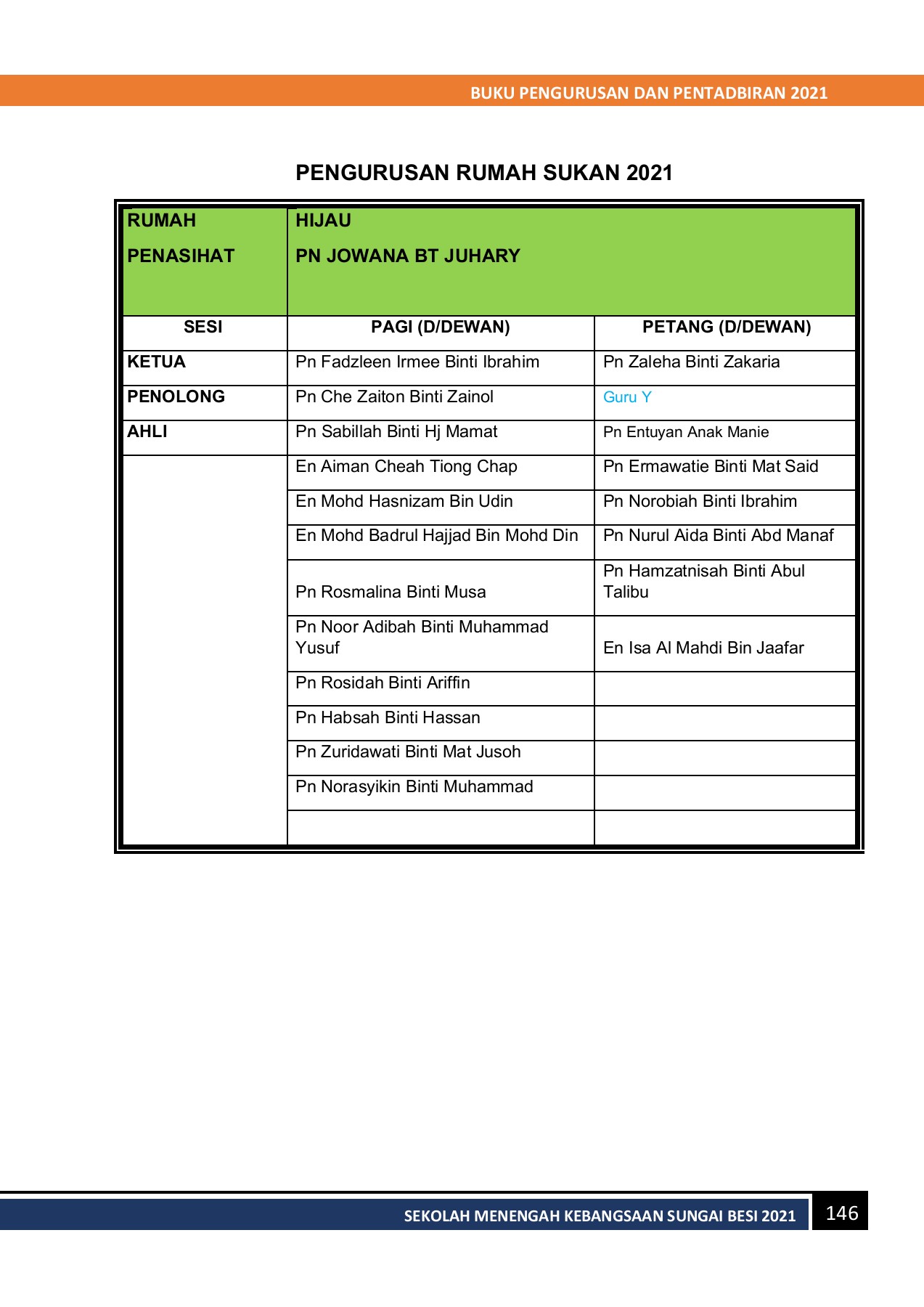 MANUAL PENGURUSAN SMKSB TAHUN 2021 - Nashimah Ar - Halaman 157 | PDF Online | PubHTML5