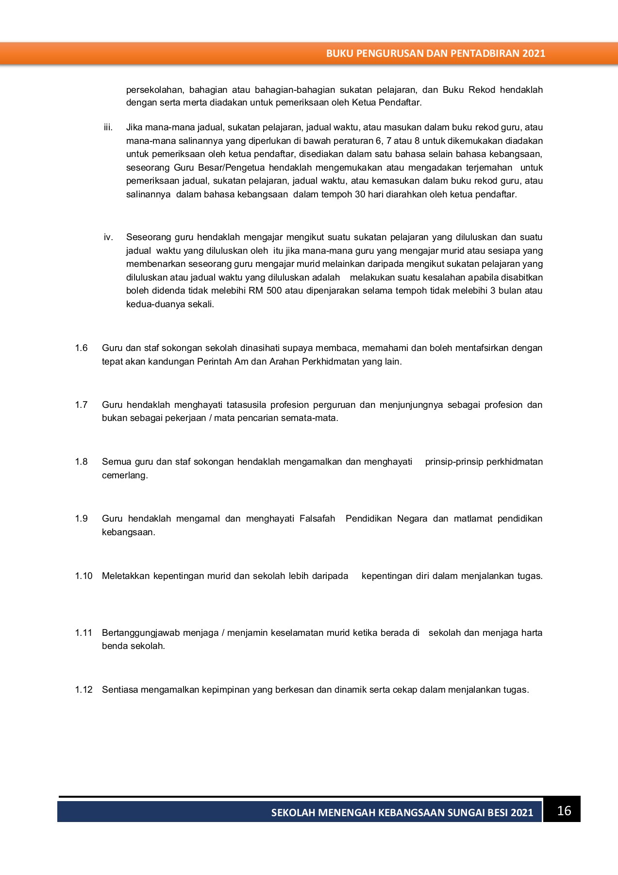 MANUAL PENGURUSAN SMKSB TAHUN 2021 - Nashimah Ar - Halaman 17 | PDF Online | PubHTML5