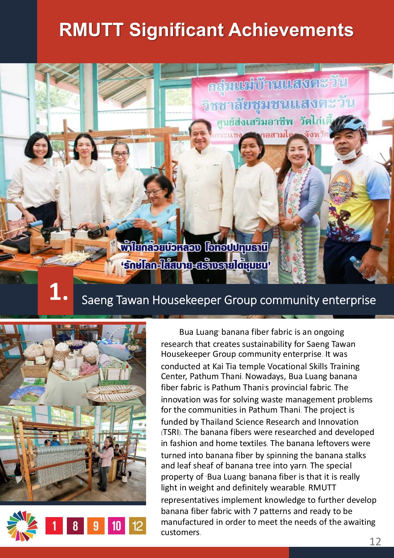 SDG-Repord-2020 - WebsiteRMUTT rmutt - Page 15 | Flip PDF Online | PubHTML5