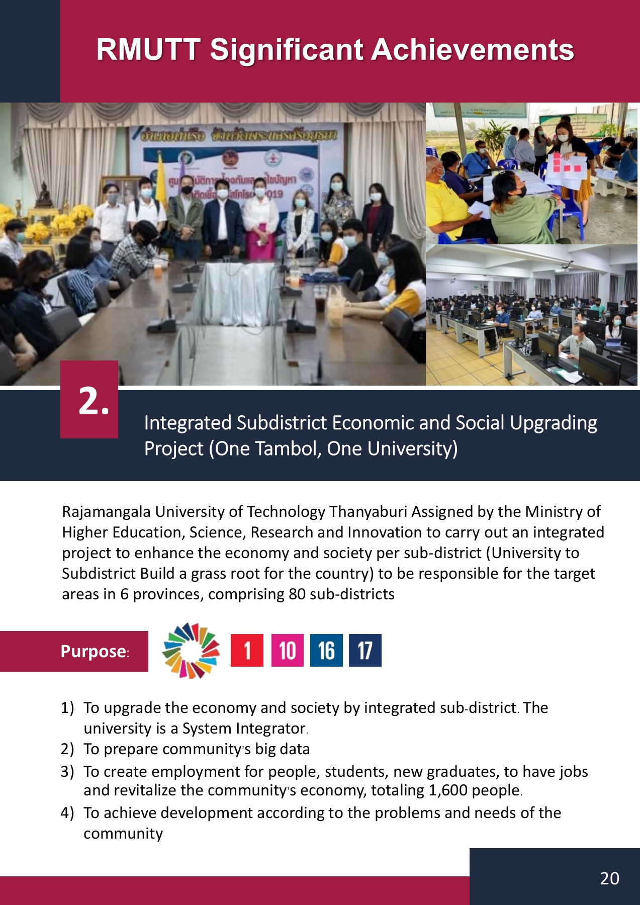 SDG-Repord-2020 - WebsiteRMUTT rmutt - Page 23 | Flip PDF Online | PubHTML5