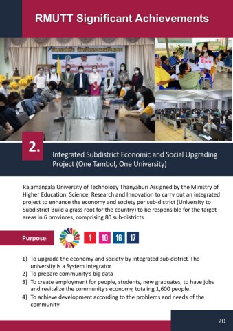 SDG-Repord-2020 - WebsiteRMUTT rmutt - Page 23 | Flip PDF Online | PubHTML5