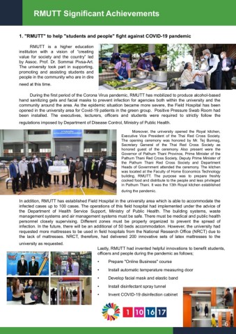 SDG-Repord-2020 - WebsiteRMUTT rmutt - Page 9 | Flip PDF Online | PubHTML5