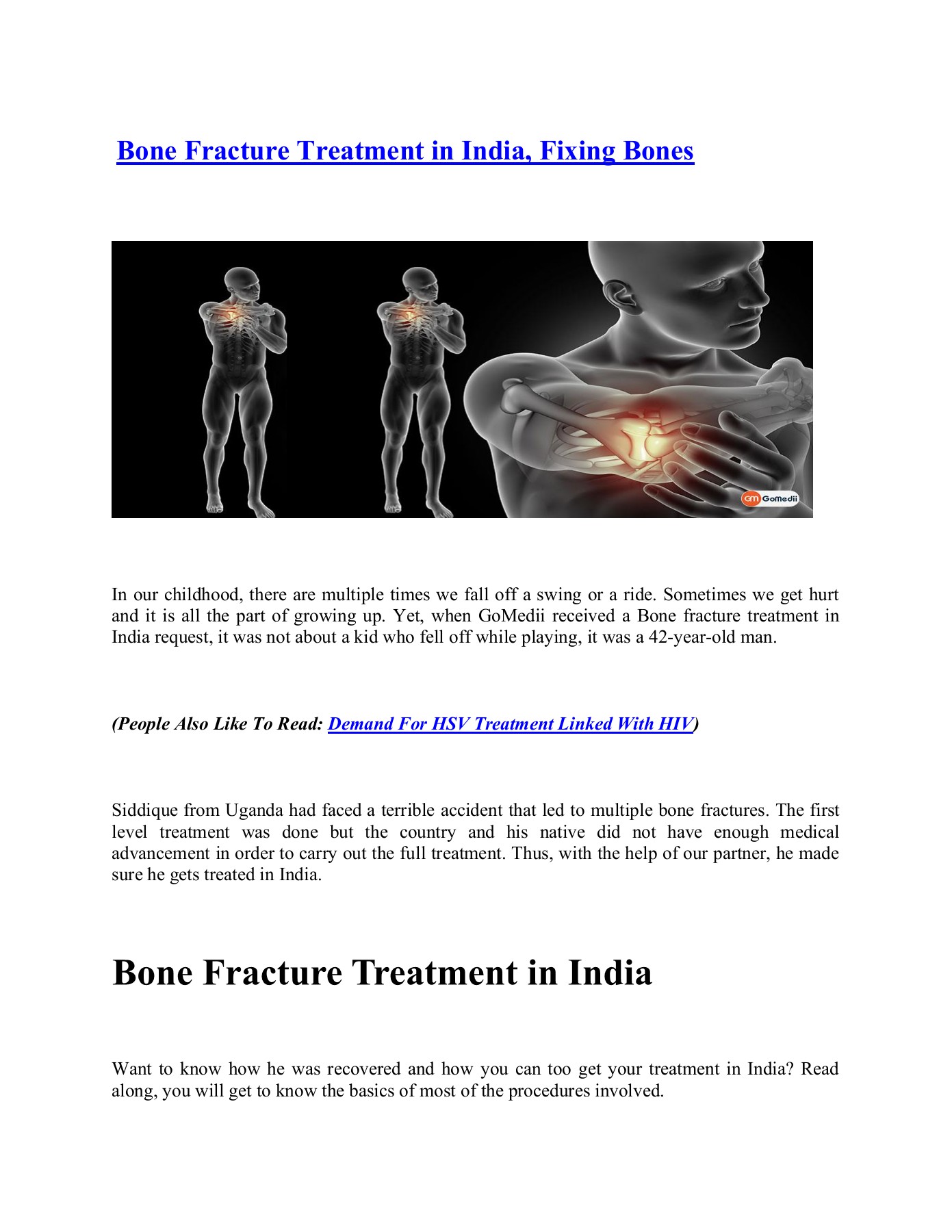 Bone Fracture Treatment in India-converted - GoMedii - Page 1 - 11 ...