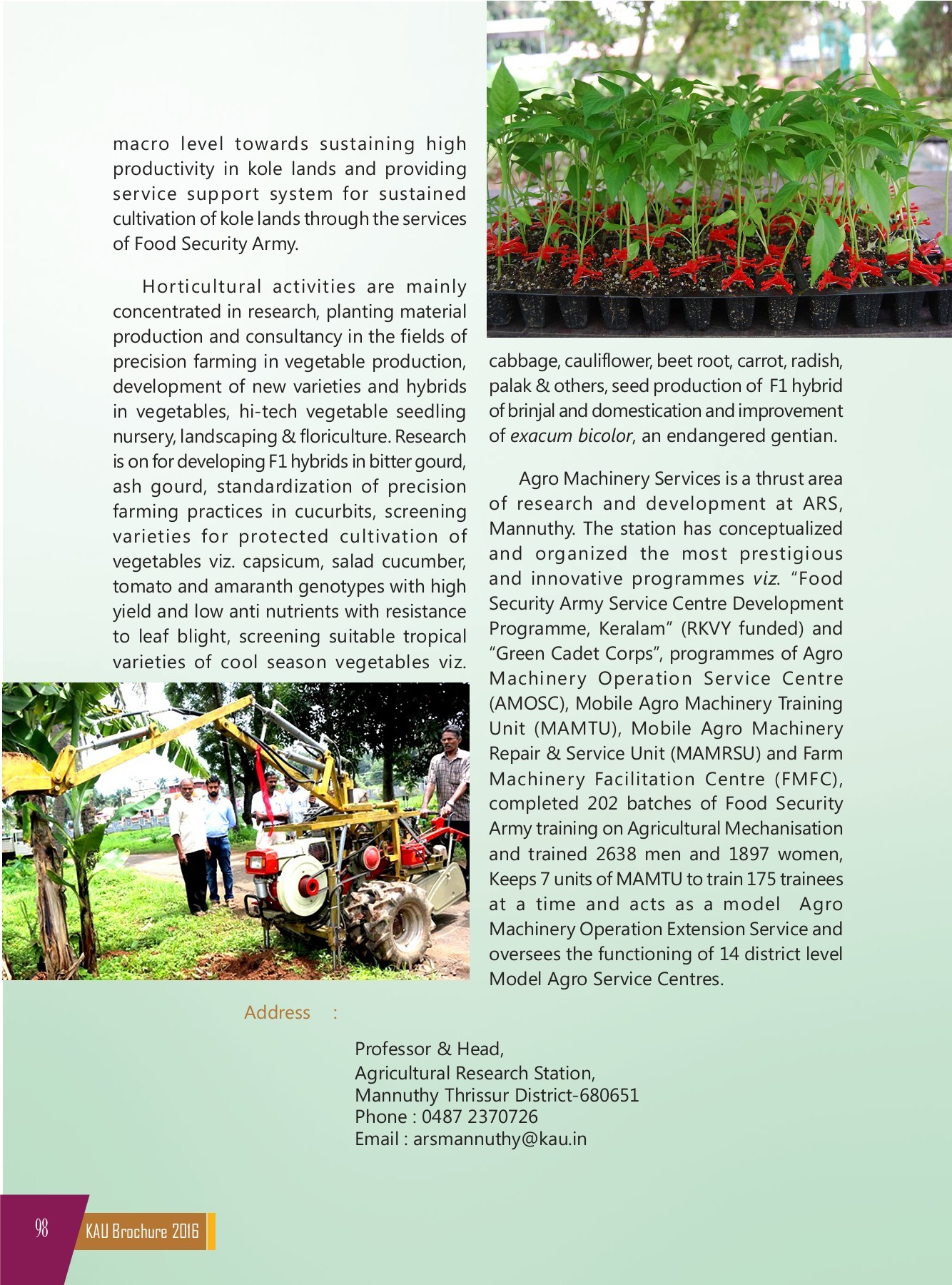 KAU Brochure 2016 - KAU - Page 98 | Flip PDF Online | PubHTML5