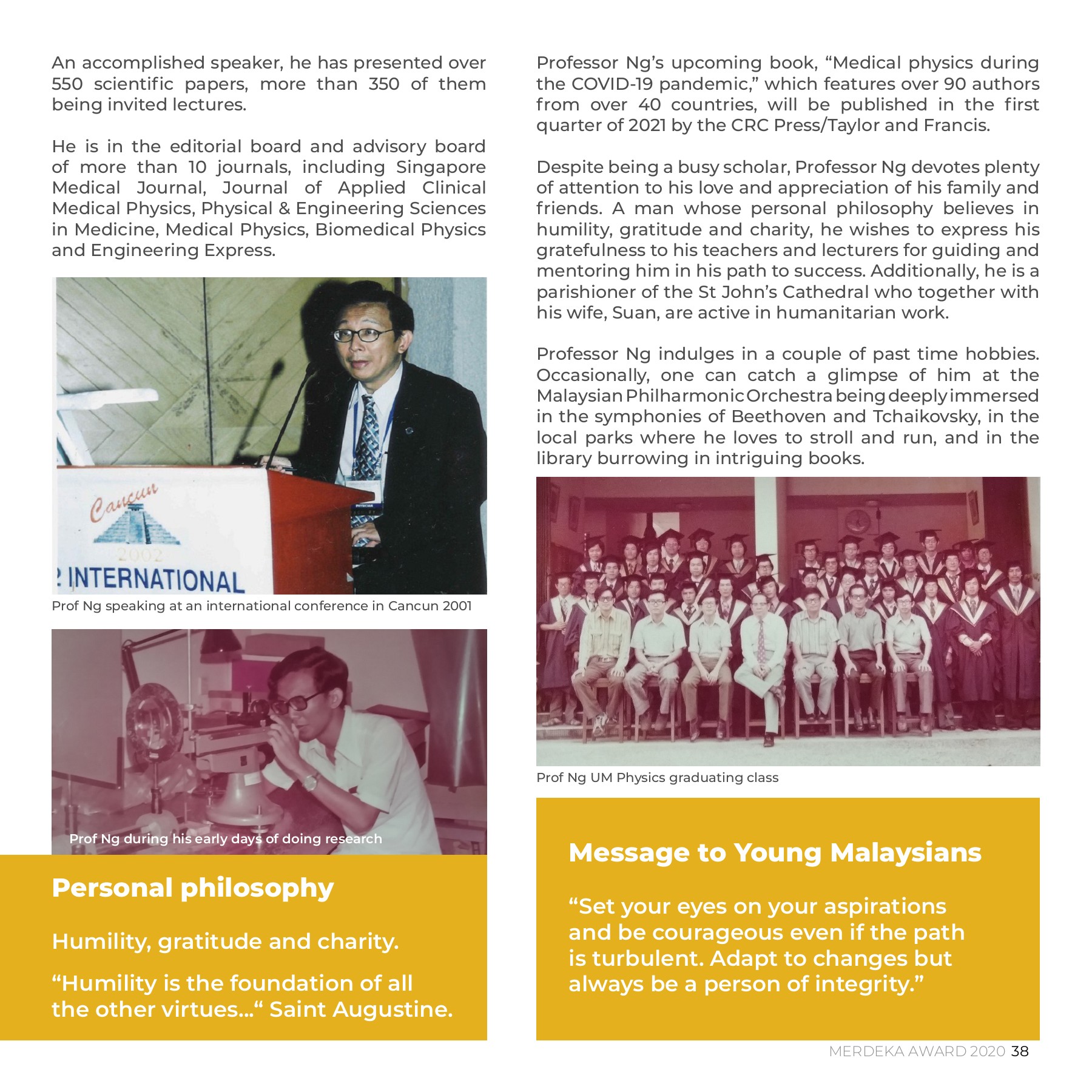 2020 Merdeka Award Commemorative Book - syahida hashim - Page 39 | Flip ...