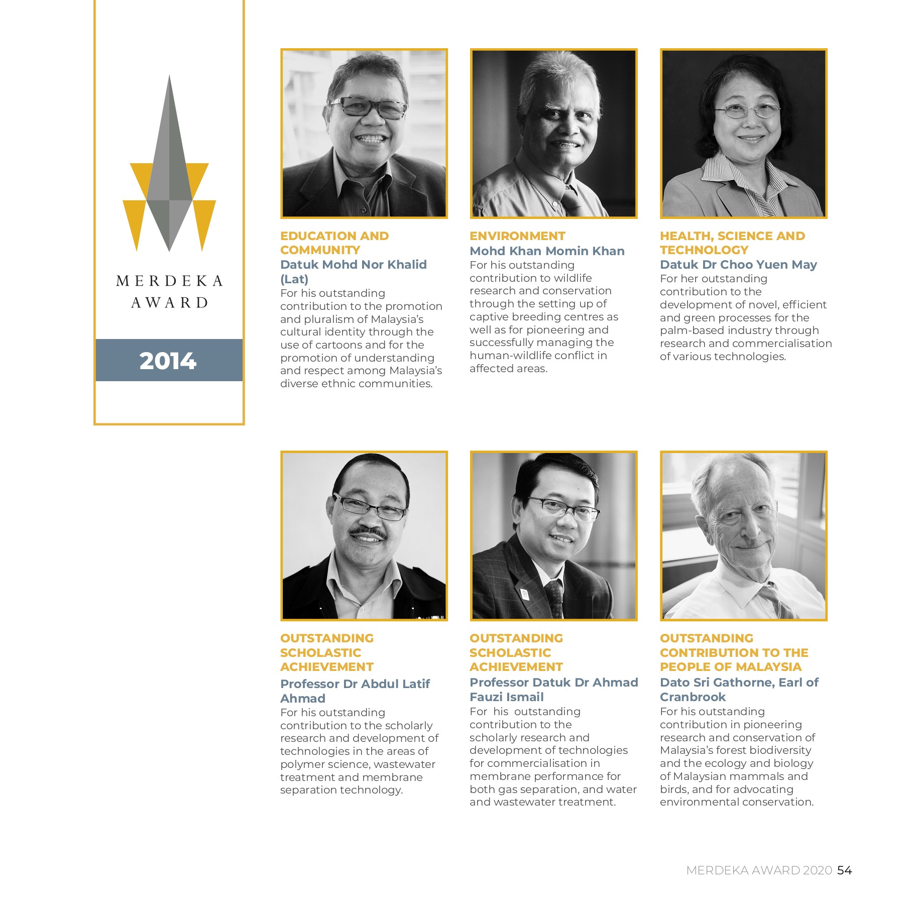 2020 Merdeka Award Commemorative Book - syahida hashim - Page 55 | Flip ...