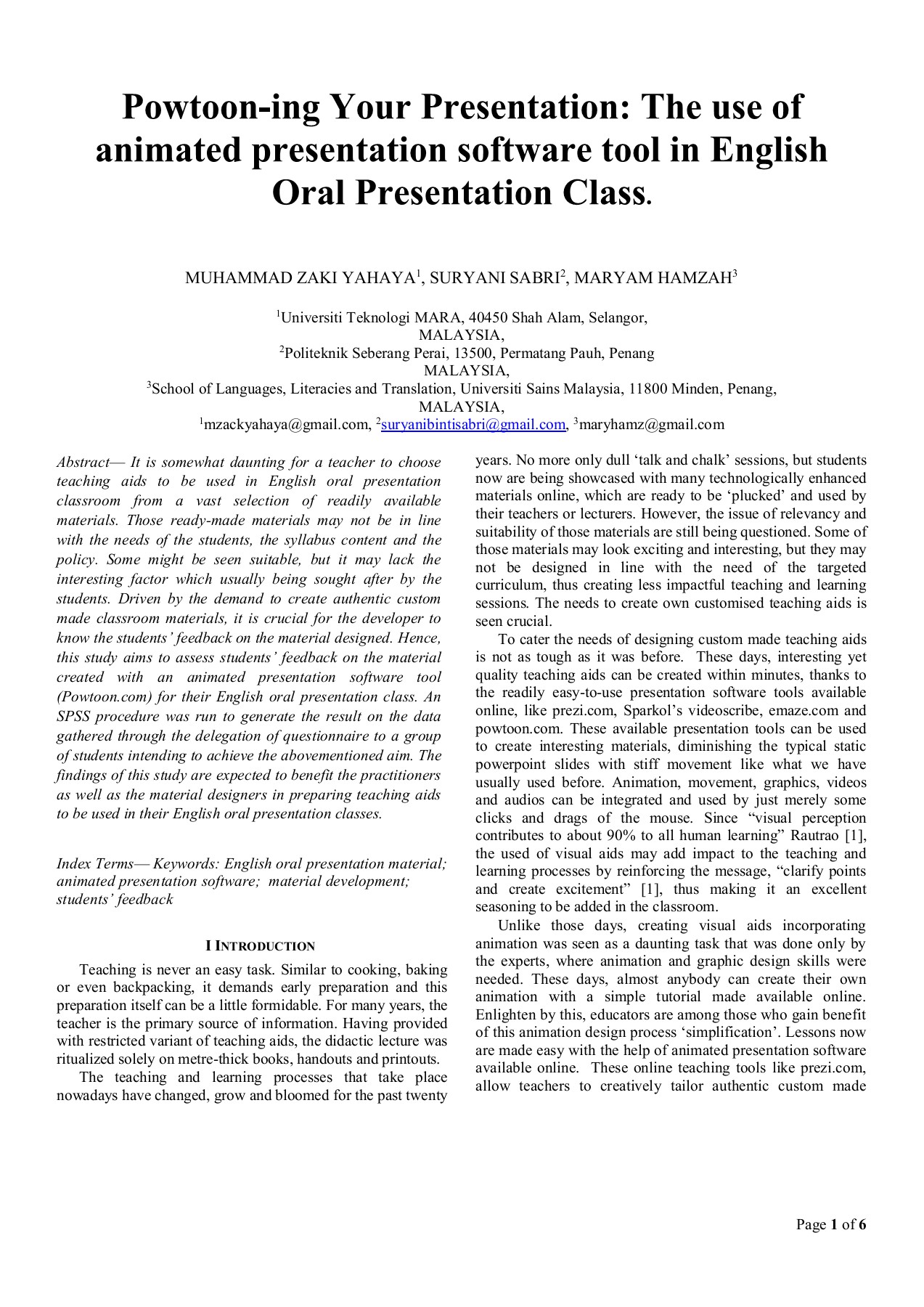 Powtooning Your Presentation The Use Of Animated Presentation Software ...