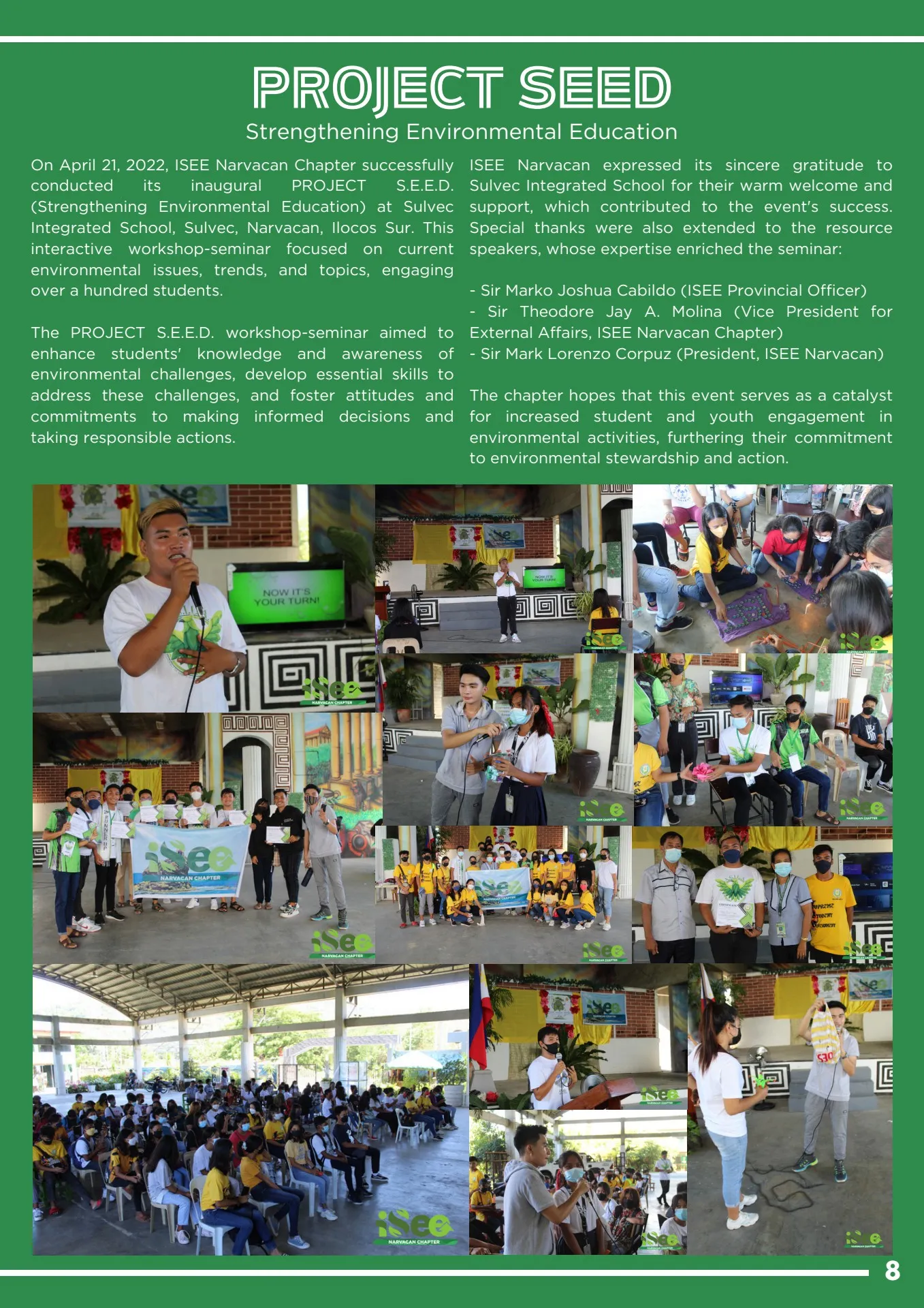 ISEE NARVACAN 2022-2024 - Joshua Leones - Page 9 | Flip PDF Online ...