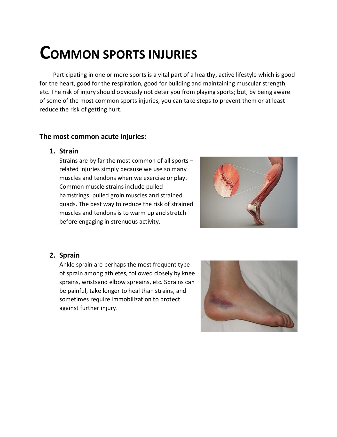 common sports injury - ccristyhazzel - Page 1 - 7 | Flip PDF Online ...