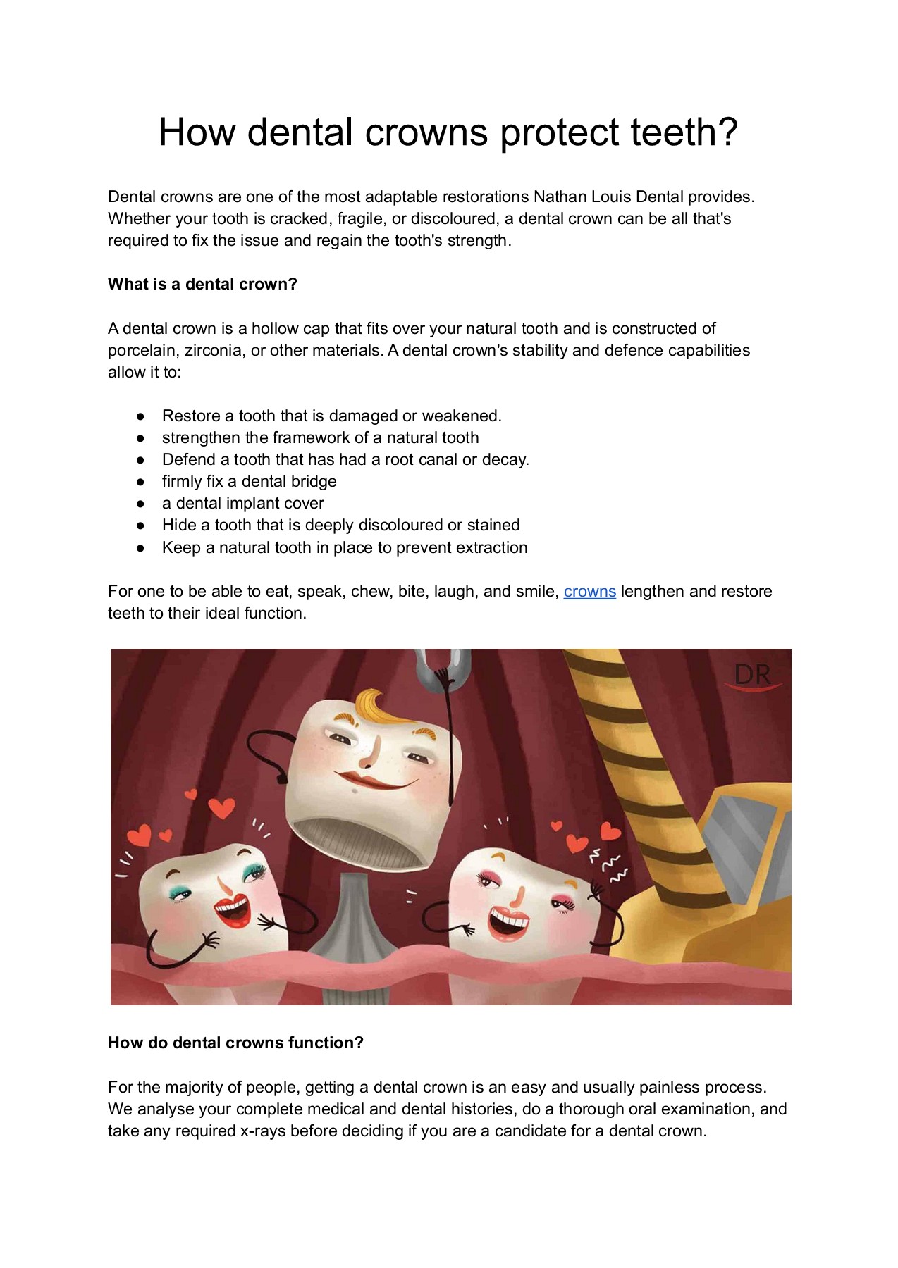 How dental crowns protect teeth_ - Dental care - Page 1 - 2 | Flip PDF ...