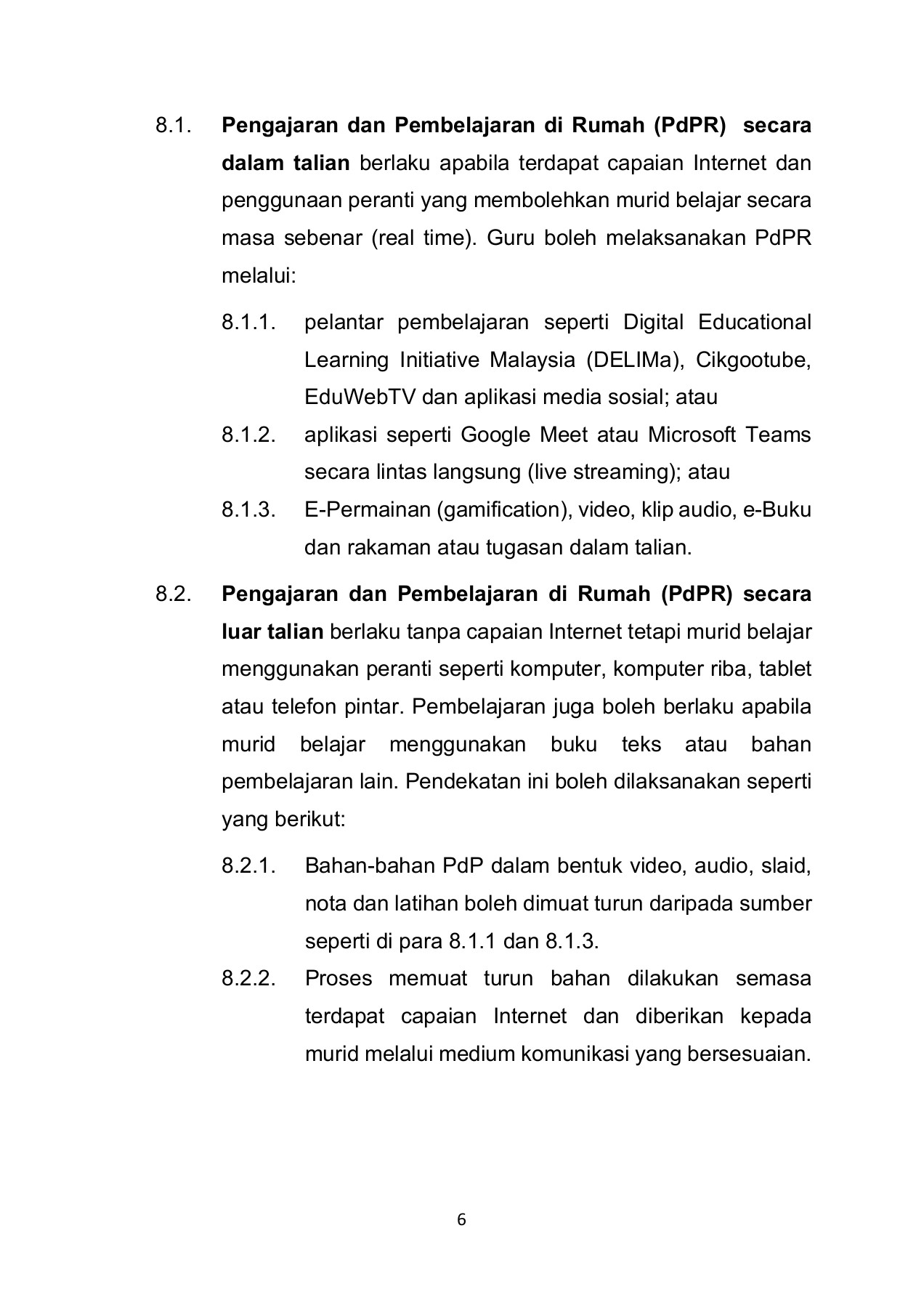 Manual Pengajaran dan Pembelajaran Versi 2 02 Feb 2021 - e.yusri - Muka Surat 6 | Membalik PDF ...