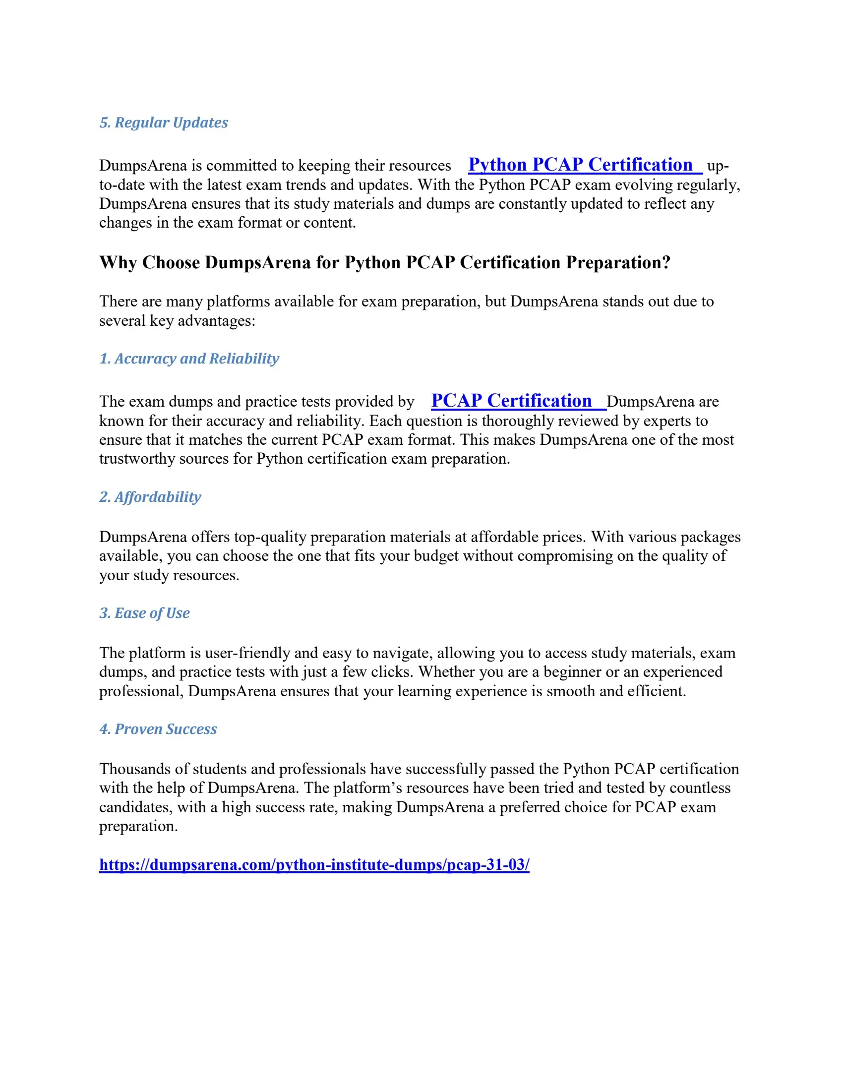 PCAP Certification - Genaro Weyer - Page 1 - 1 | Flip PDF Online | PubHTML5