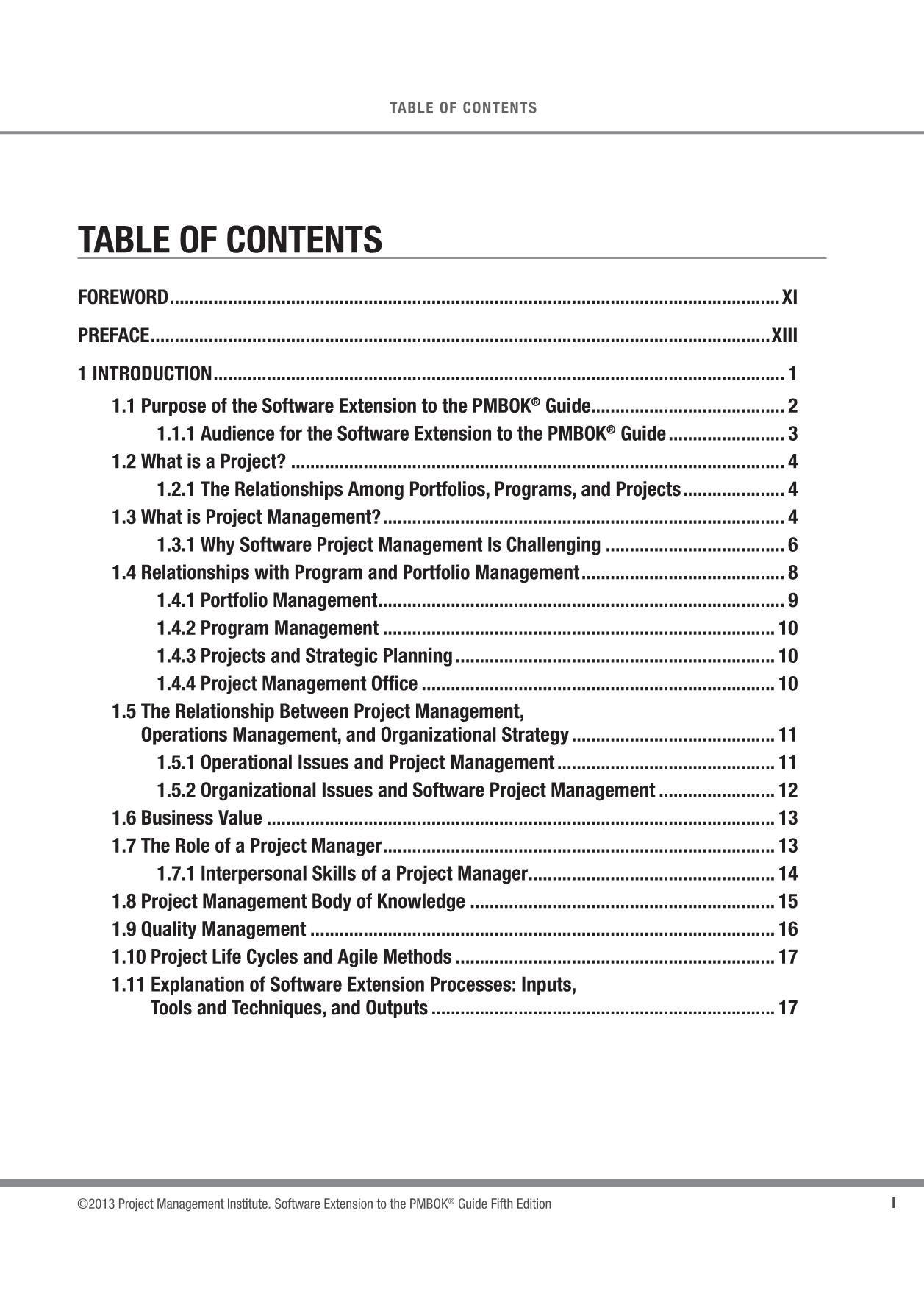 PMBOK Guide Fifth Edition software development branch - cliamb.li ...