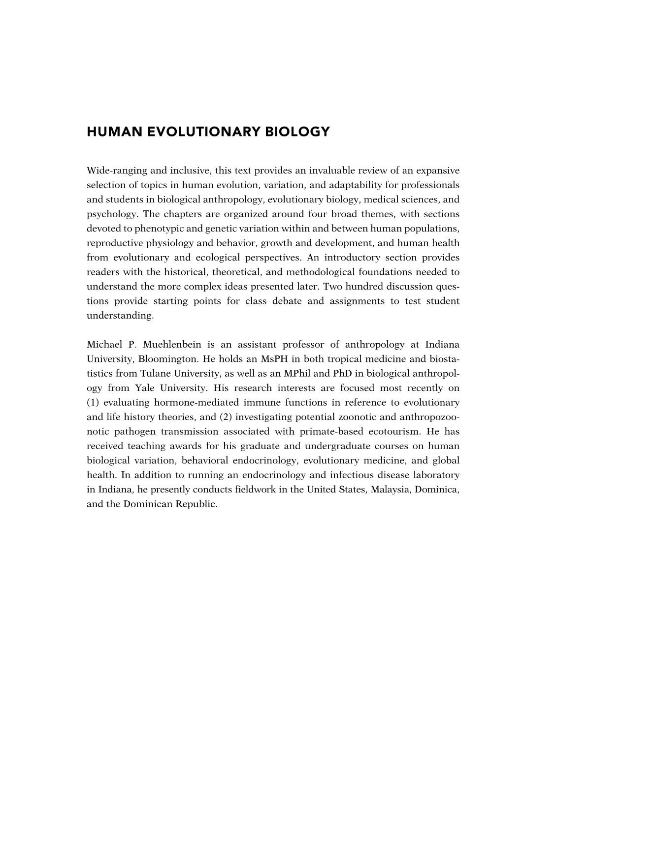 Human Evolutionary Biology in Cambridge - cliamb.li - Page 1 - 638 ...
