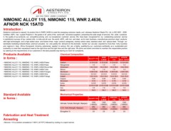 Alloy-115-Material- Alloy-115-pipe- Alloy-115-tube ...