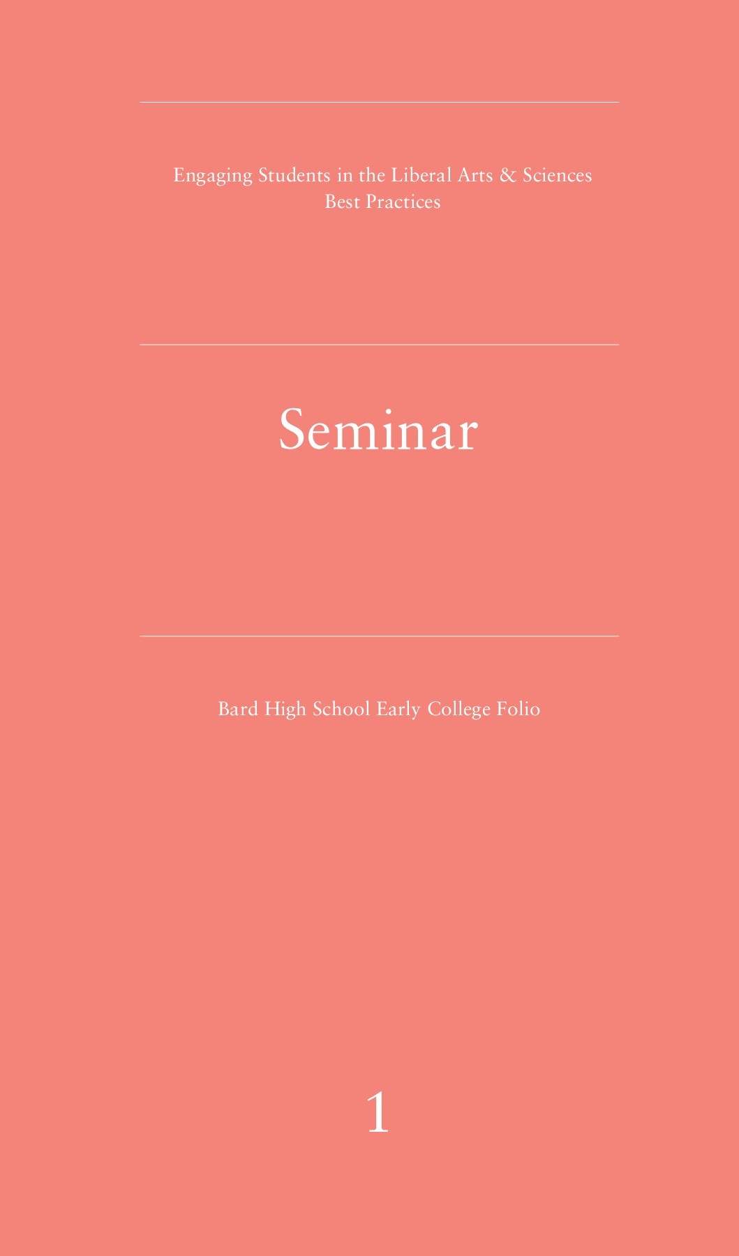 Seminar Portfolio - ioliver - Page 1 - 38 | Flip PDF Online | PubHTML5