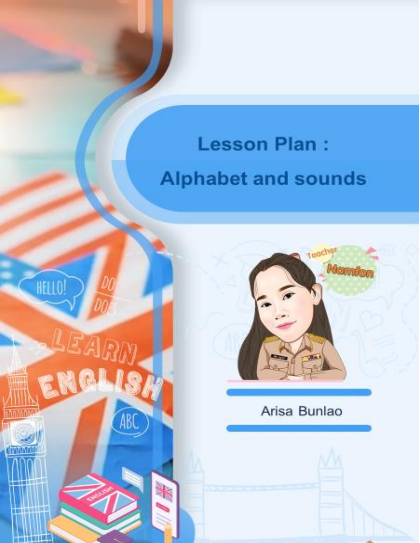 Lesson Plan - Alphabet and sounds - Arisa Boonlao - Page 1 - 4 | Flip ...
