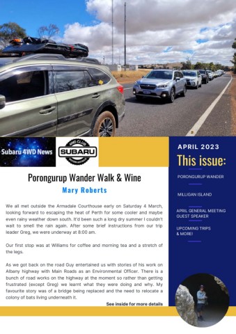 Subaru 4WD News - April