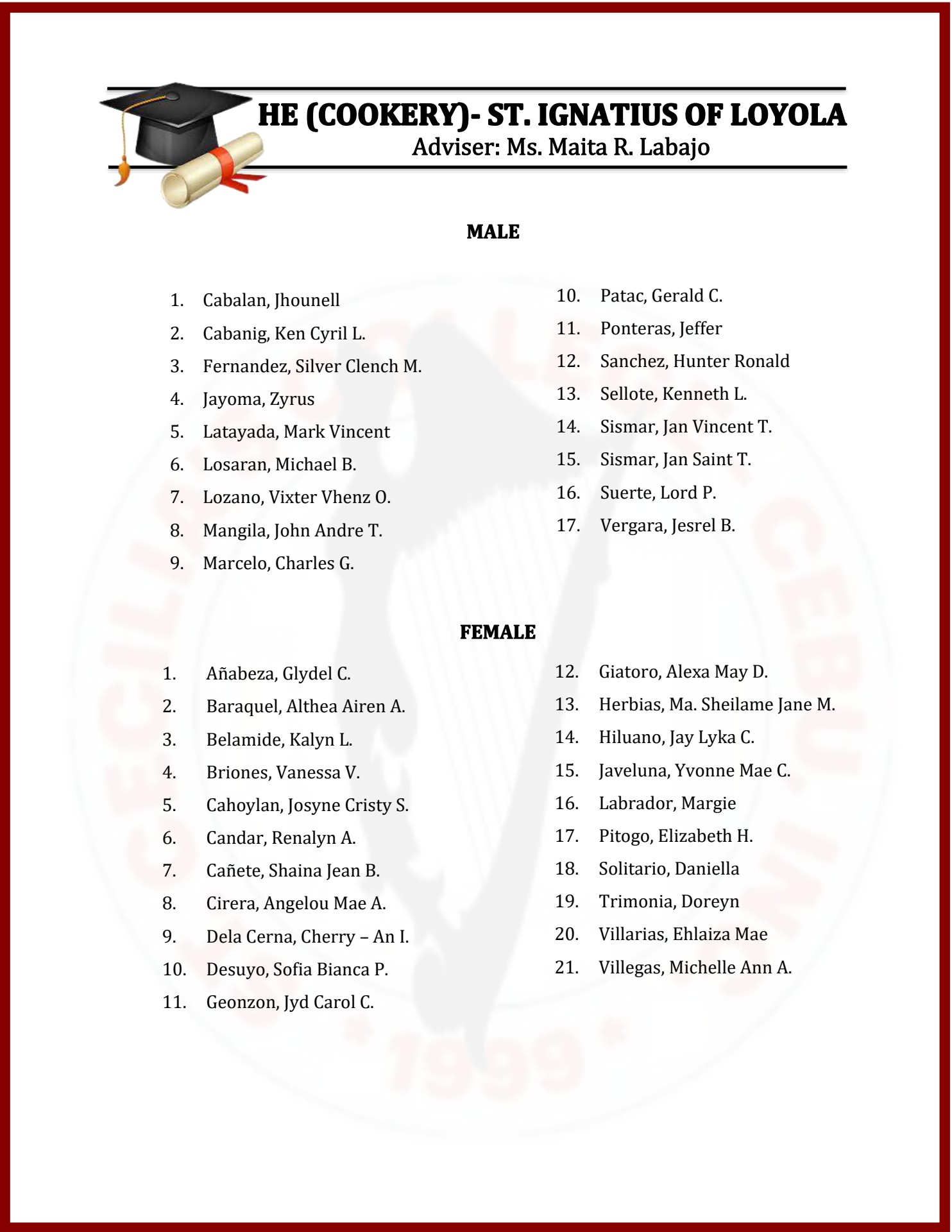 SCC-SHS 7TH COMMENCEMENT EXERCISES - Marianne Christie Ragay - Page 33 ...