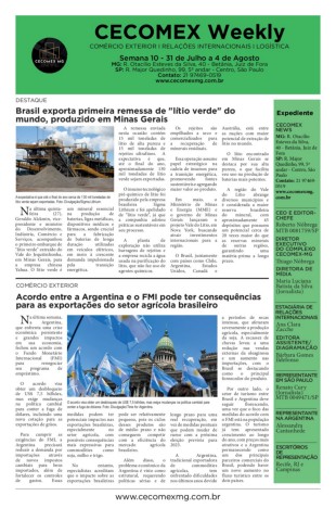 CECOMEX Weekly - Semana 10