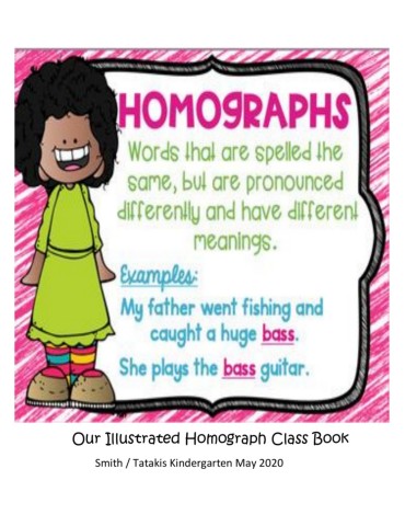 Homographs class book