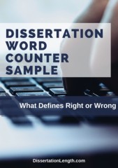 Dissertation Word Counter Sample - Dissertation Length - Page 1 - 4 ...