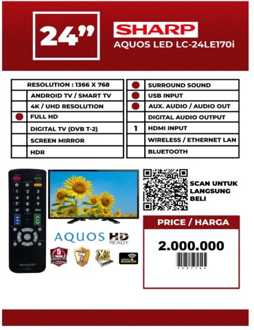 KATALOG TV SHARP - Glodok Elektronik - Page 1 - 11 | Flip PDF Online | PubHTML5