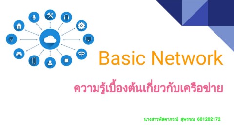 Basic Network 601202172 - PHATTAPORN SUPHAN - หน้าหนังสือ 1 - 6 | พลิก PDF ออนไลน์ | PubHTML5