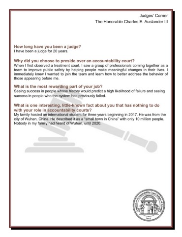 Judges Corner_Auslander