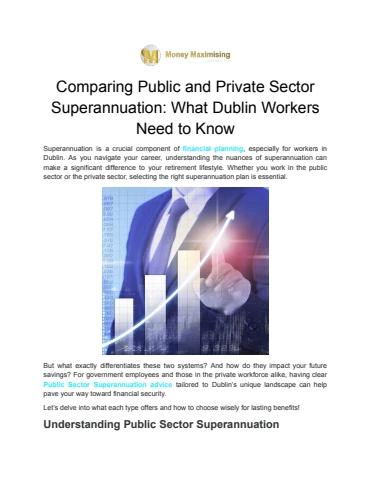Comparing Public and Private Sector Superannuation_ What Dublin Workers Need to Know