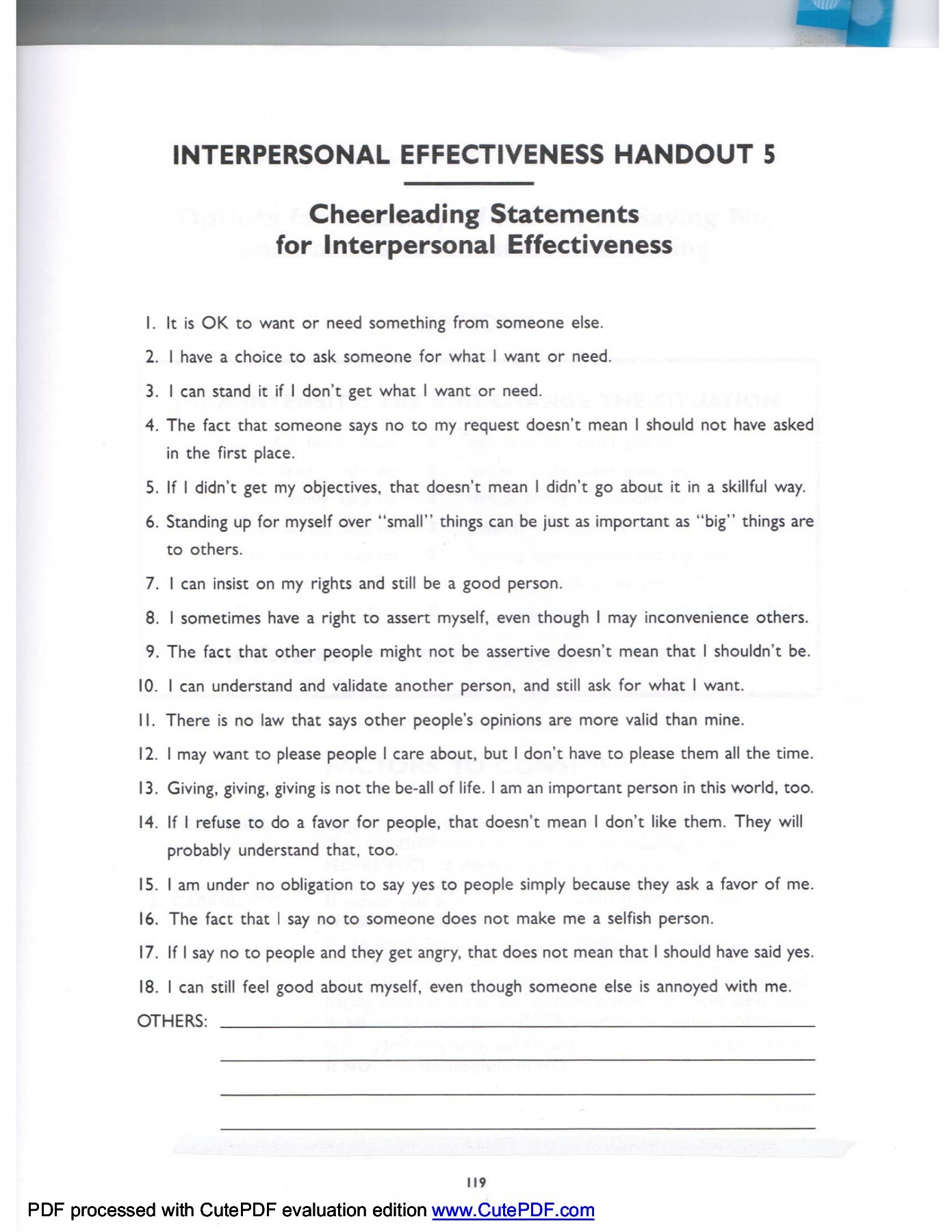 Interpersonal Handouts - marktownsley - Page 1 - 5 | Flip PDF Online ...