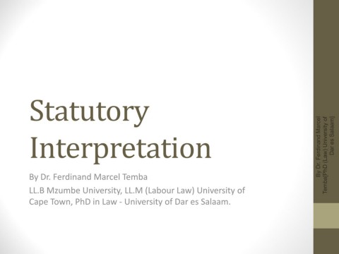 statutory interpretation Dr. Temba - travtravelyan - Page 58 | Flip PDF ...